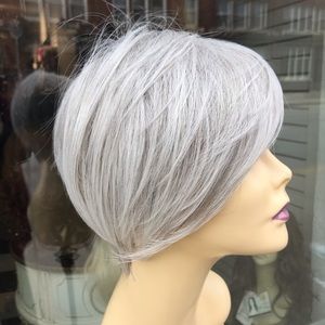 Hair | Grey Silver Bob Wig Sale Look At This Beauty | Poshmark